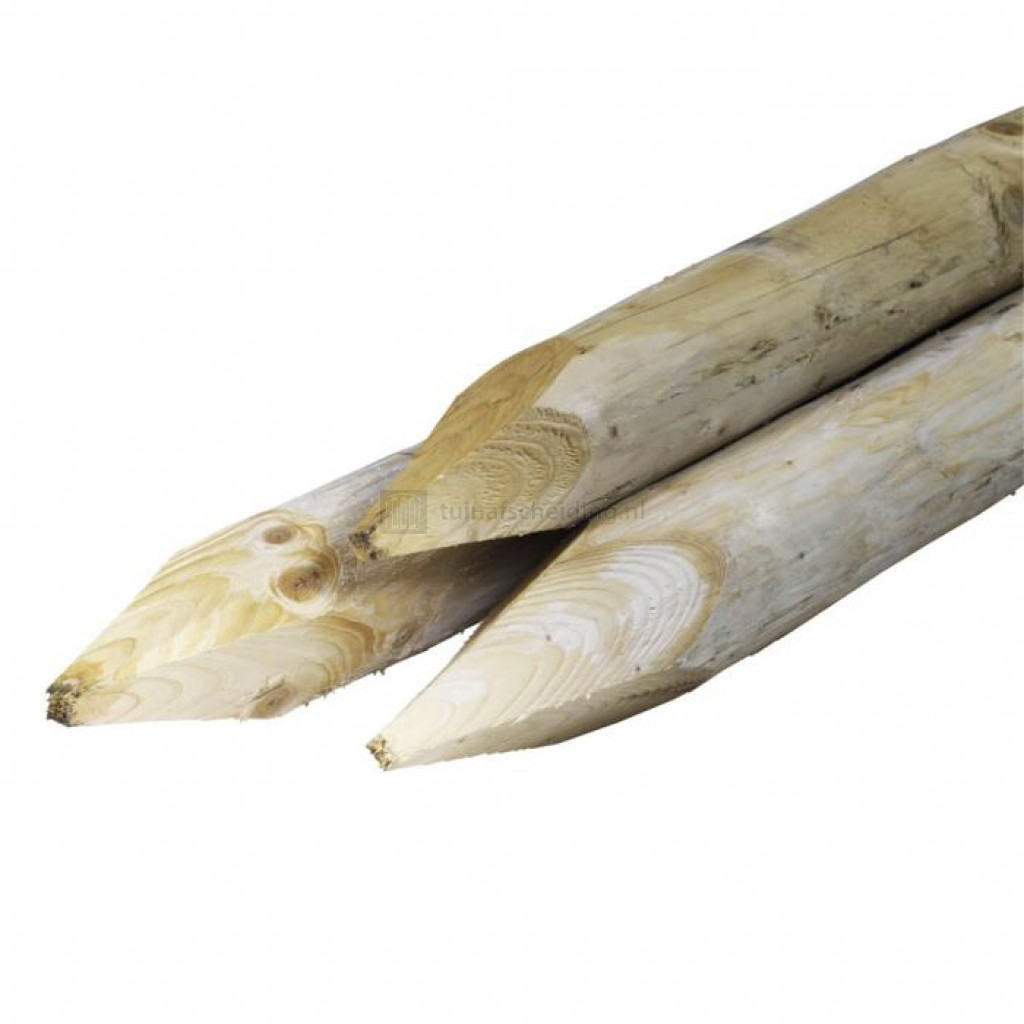 Boompalen-Rondhout-Naaldhout palen, geschild en gepunt - Pelgrum Vink ...